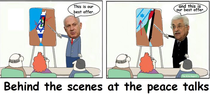 Peace talks cartoon2 | Hebrew Nation Online