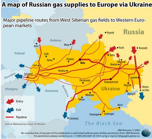 map of ukraine gas pipeline | Hebrew Nation Online