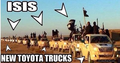 ISIS given toyota trucks | Hebrew Nation Online