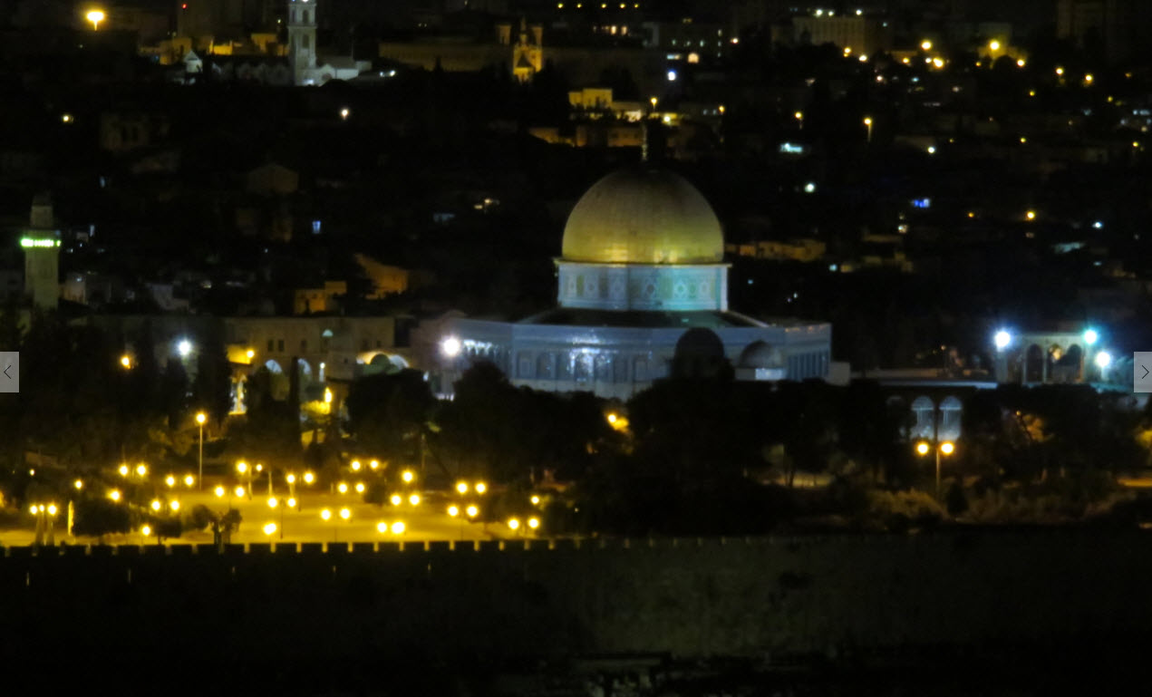 Temple mount on blood moon2 | Hebrew Nation Online